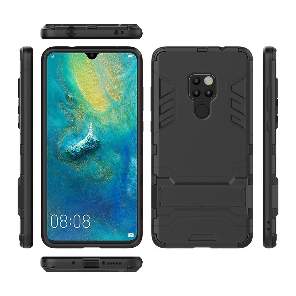 Slim Armour Tough Shockproof Case for Huawei Mate 20 (Black)